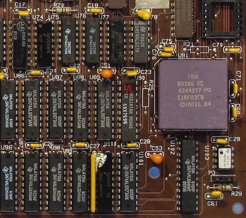 マザーボードミュージアム IBM PC/XT model286